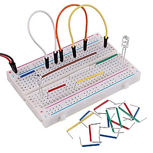 BOJACK 14 Vaules 840 pcs 2-125mm Solderless Flexible Breadboard Connecting Line Cables Breadboard Jumper Wires kit
