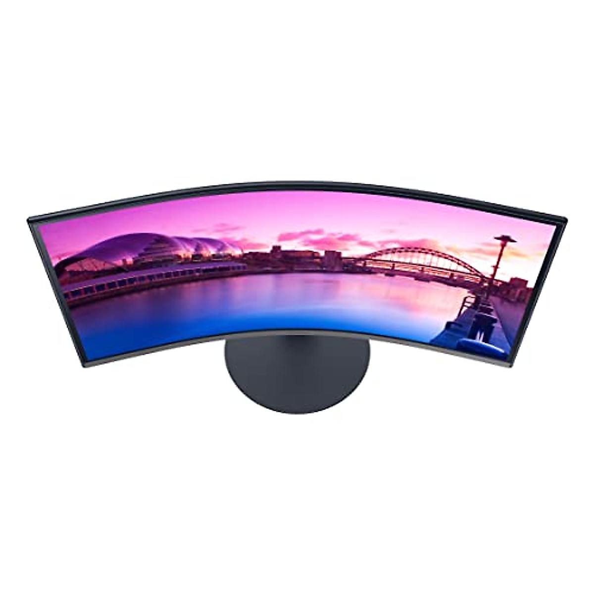 SAMSUNG 32-Inch S39C Series FHD Curved Gaming Monitor, 75Hz, AMD FreeSync, Game Mode, Advanced Eye Comfort, Frameless Display, Built in Speakers, Slim Metal Stand, LS32C392EANXGO, 2023, Black