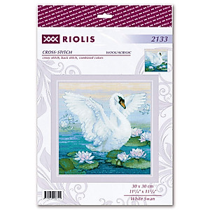 RIOLIS Counted Cross Stitch kit 2133 White Swan