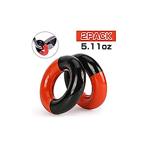 DAZUZ Golf Weighted Swing Ring Golf Club Warm Up Swing Donut Weight Ring for Practice & Training