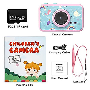 Digital Baby Camera for Kids Teens Boys Girls Adults 40MP 1080P Dual Lens MP3 Compact Mini Camera Kid Camera for Kids Student