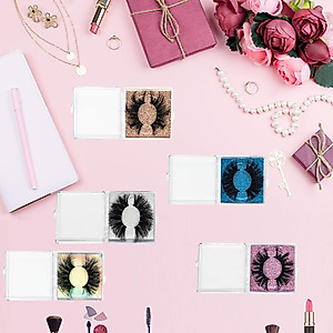 25MM Mink Eyelashes Wholesale Ninglash 10 Pack False Eyelashes, Christmas Gifts for Women Dramatic Real Mink EyeLashes, Thick HandMade Full Strip Lashes, Crueltyl Free Fluffy Lash, 3D Mink Lashes Bulk