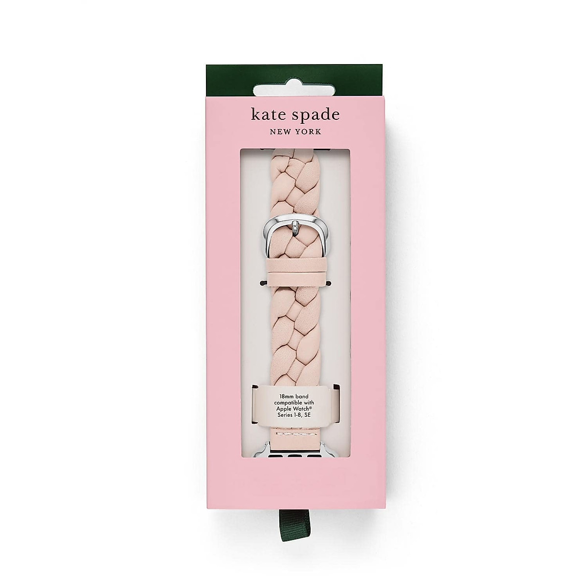Kate Spade New York women's pink leather band for apple watch®, 38/40/41mm and 42/44/45/49mm