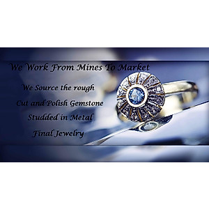 SGL Milky Aquamarine 2.45 Carat Solitaire Ring for Women 925 Sterling Silver Wedding Jewelry for Women