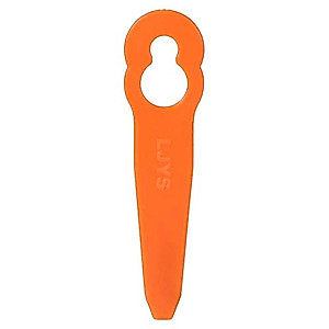 Mower Cutter Blades, 24 Pcs Plastic Cutter Blades Replacement for Stihl PolyCut 2-2 Garden Lawn Mower Trimmer Mower Cutter Blade Plastic Machine Trimming Blades Motor Brush Trimmer Parts Kit