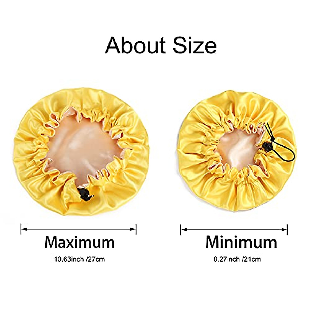 Satin Bonnet Sleep Cap 3Pcs Adjustable Bonnets for Kids Baby Children Infant Newborn Girls Boys Reversible Toddler Bonnet for Curly Hair Natural Hair Double Layer Satin Hair Bonnet for Sleeping