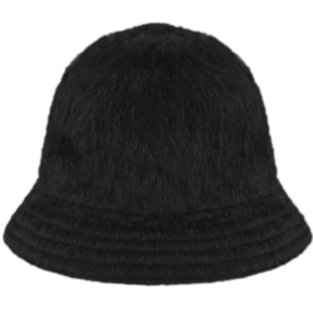 Kangol Furgora Hat, Casual Fuzzy Bucket Hat, Stylish Bucket Hat, Large, Black