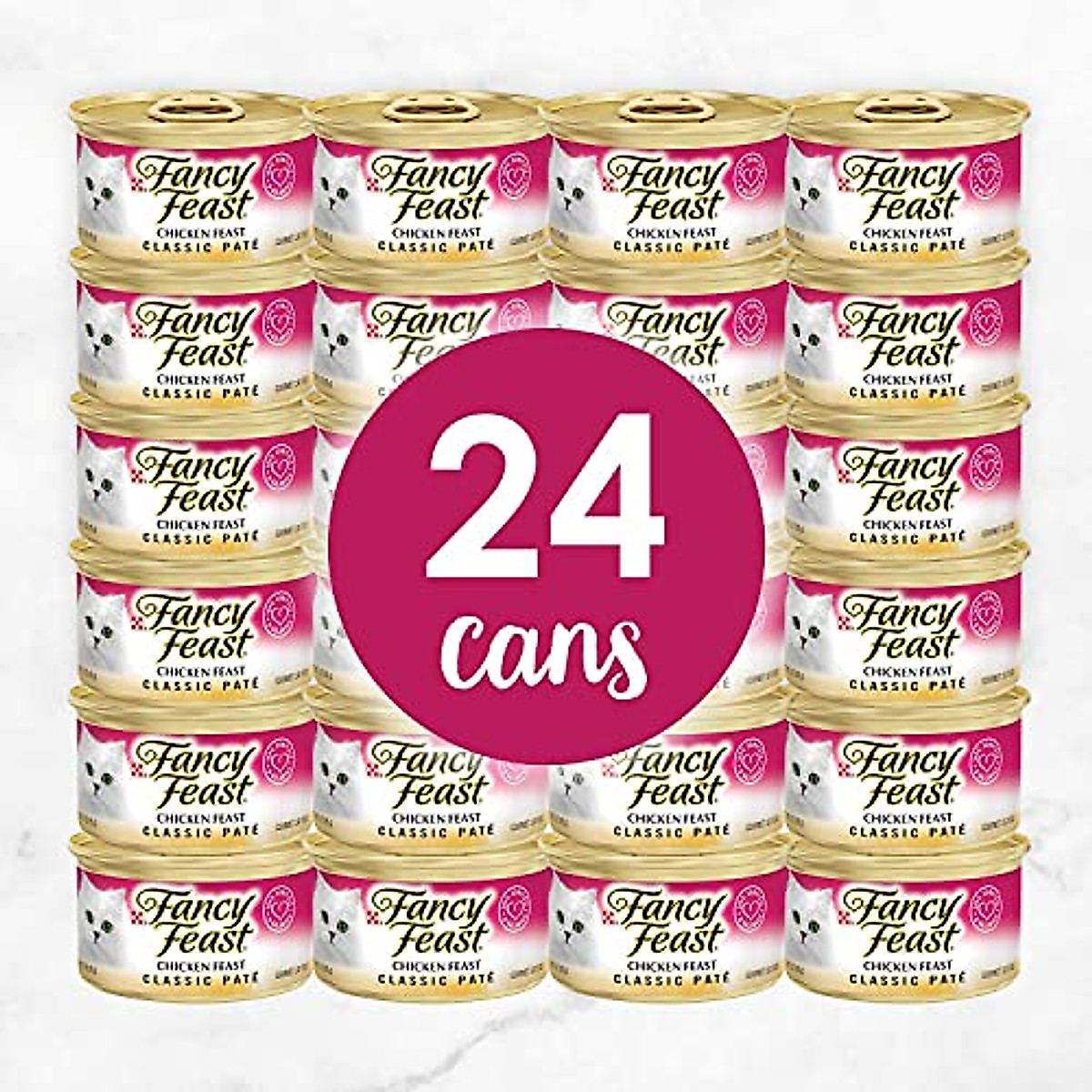 Fancy Feast Classic Chicken Feast Canned Cat Food 24/3-oz cans-