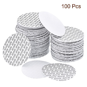 Awclub 25mm/0.98" Foam Lid Liner, 100 Pack Pressure Seal Cap Liners Round Jar Seals - Resistant Tamper Sensitive for Bottle Cap Liners Sealer, White