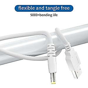 RGEEK PSP Charger Cable, Playstation Portable Charger Cord Charger PSP Compatible with Sony PSP1000 2000 3000 Series, White (4FT)