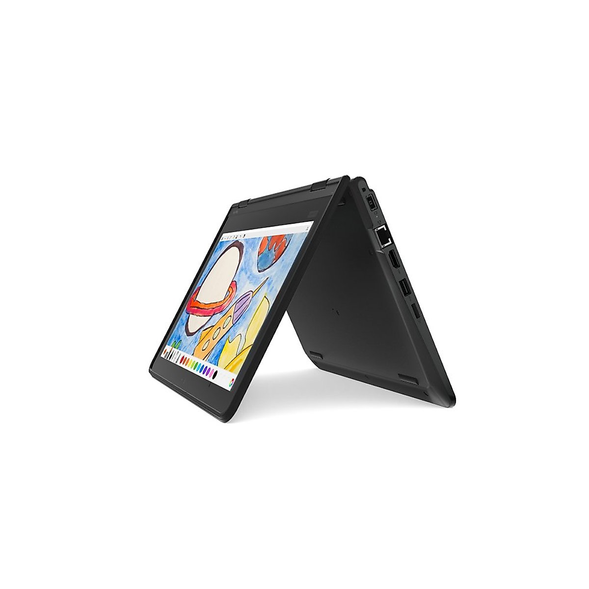 Lenovo ThinkPad Yoga 11e 5th Gen 20LM000WUS 11.6" Touchscreen LCD 2 in 1 Notebook - Intel Celeron N4100 Quad-core (4 Core) 1.10 GHz - 4 GB DDR4 SDRAM - 128 GB SSD - Windows 10 Pro 64-bit (English