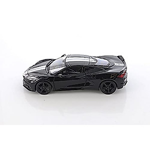 2020 Chevy Corvette Stingray Z51 Coupe, Black - Maisto 31527BK - 1/24 Scale Diecast Model Toy Car