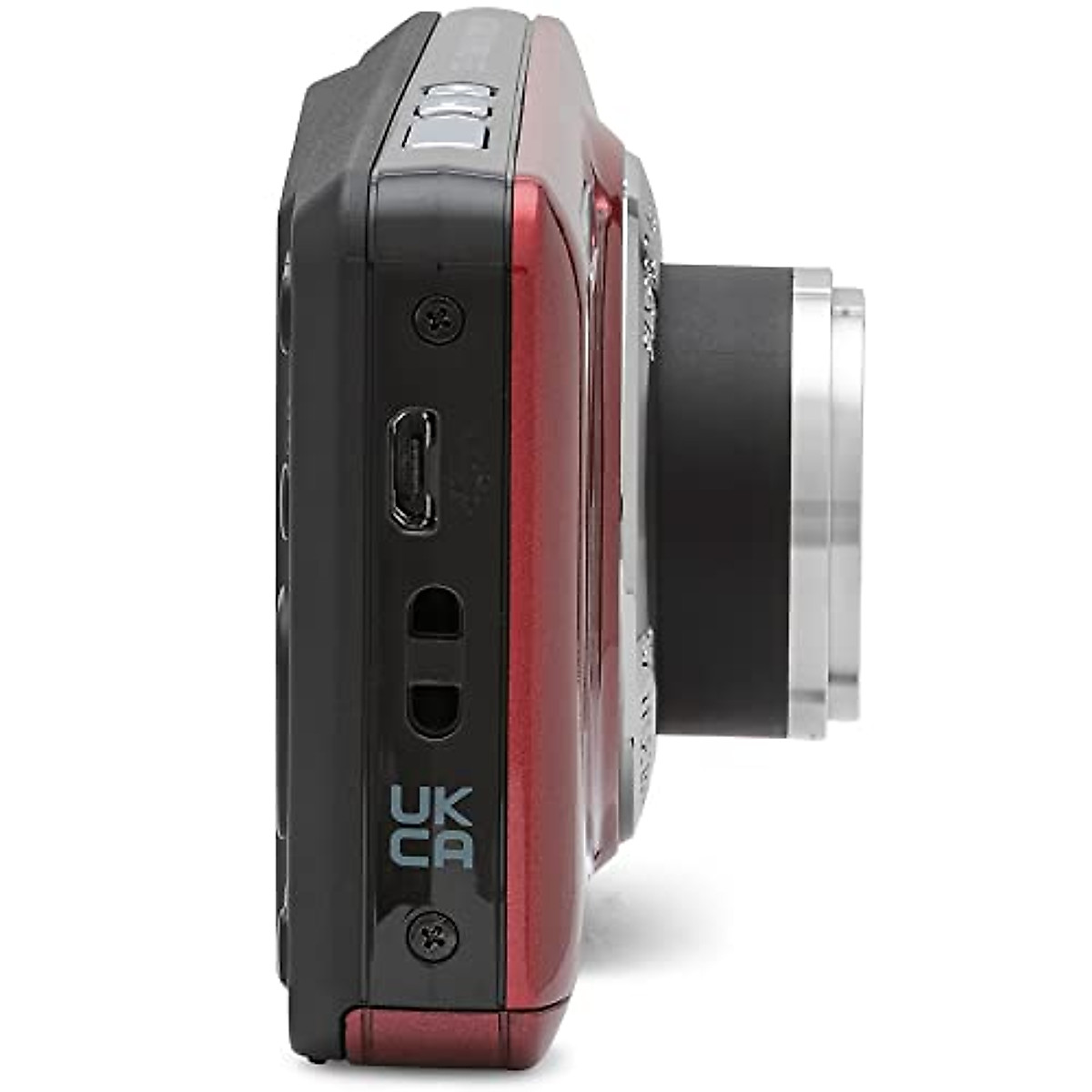 Kodak FZ55RD PIXPRO Digital Camera Red Bundle with Lexar 64GB High-Performance 800x UHS-I SDHC Memory Card Blue Series