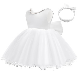 LZH Baby Girl Dresses, Flower Girl Toddler Dress Baby Flower Girl Dress,Baptism Dresses for Baby Girls Birthday Dress