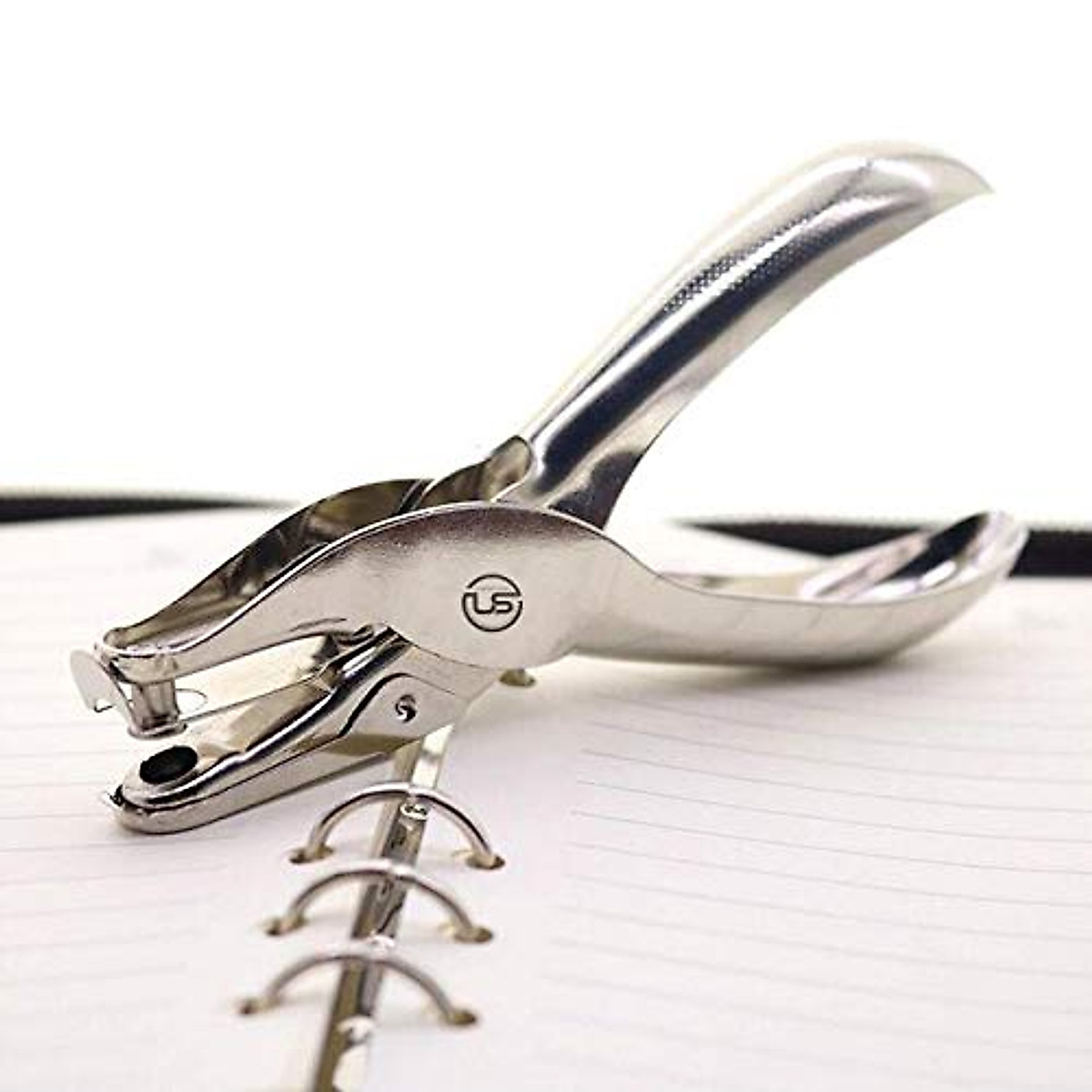 6 Pack Single Hole Puncher | 8 Sheet Capacity | Durable