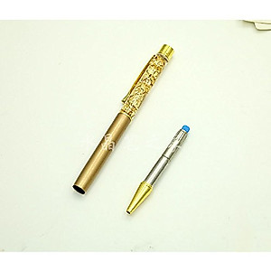 Personalized/Engraved Mechanical Ballpoint Pen,Golden 24K Gold Foil Ball Pen With gift box, Fast Engraving