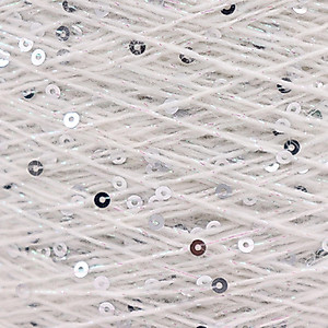 50g/Ball Shiny Gold Silver Silk 3MM Sequin Yarn DIY Knitting Sweater Hat Scarf Yarn Accessories Sewing Supplies