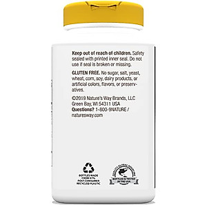 Nature's Way Calcium & Magnesium Mineral Complex, Supports Bone Health*, 750 mg per serving, 250 Capsules