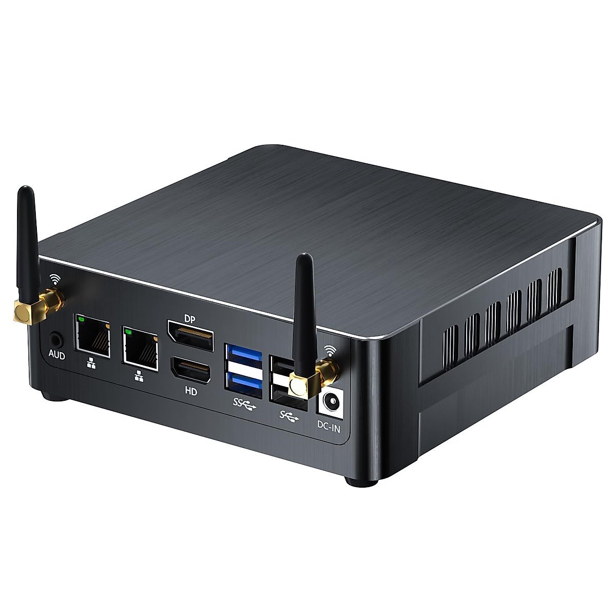 msecore Mini PC with Core i7-12650H, 10 Cores Upto 4.7GHz, 16G RAM 512G Pcie 4.0 SSD Desktop Computer, Dual LAN, Wi-Fi 6E, 1*DP, 1*HDMI, 1*USB-C Triple Display, Auto Power on, VESA, Windows 11 Pro