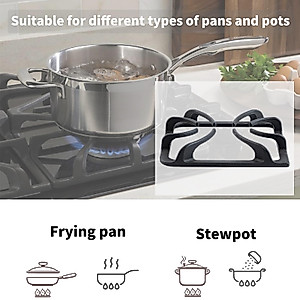 Allstare 316202405 Grate Replacement Parts for Frigidaire Stove Grates Kenmore Gas Range Parts Stove Top Surface Burner Grates 8.8 x 8.8 Inches Cast Iron Rack Cookware Sets 4 Pieces