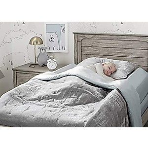 Serta Perfect Sleeper Extra Long Foam Bedrail - Guardrail for Toddlers & Kids with Water-Resistant, Non-Slip & Machine Washable Cover - 2pk, White