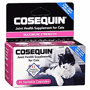 Nutramax Cosequin Joint Health Supplement for Cats - with Glucosamine and Chondroitin, 30 Capsules (Pack of 2)