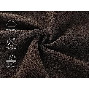 HETHCODE Mens Casual Athletic Fit Vintage Active Sports Jogger Running Hiking Gym Pocket Shorts Burnout Gray XL