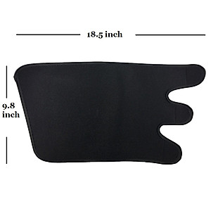 Rungear Calf Shin Support Brace, Adjustable Compression Leg Sleeve Wrap Band for Running Cycling Sports - Great Shin Support Improves Blood Circulation & Reduces Leg Swelling Injury, 1 Sleeve (Black)