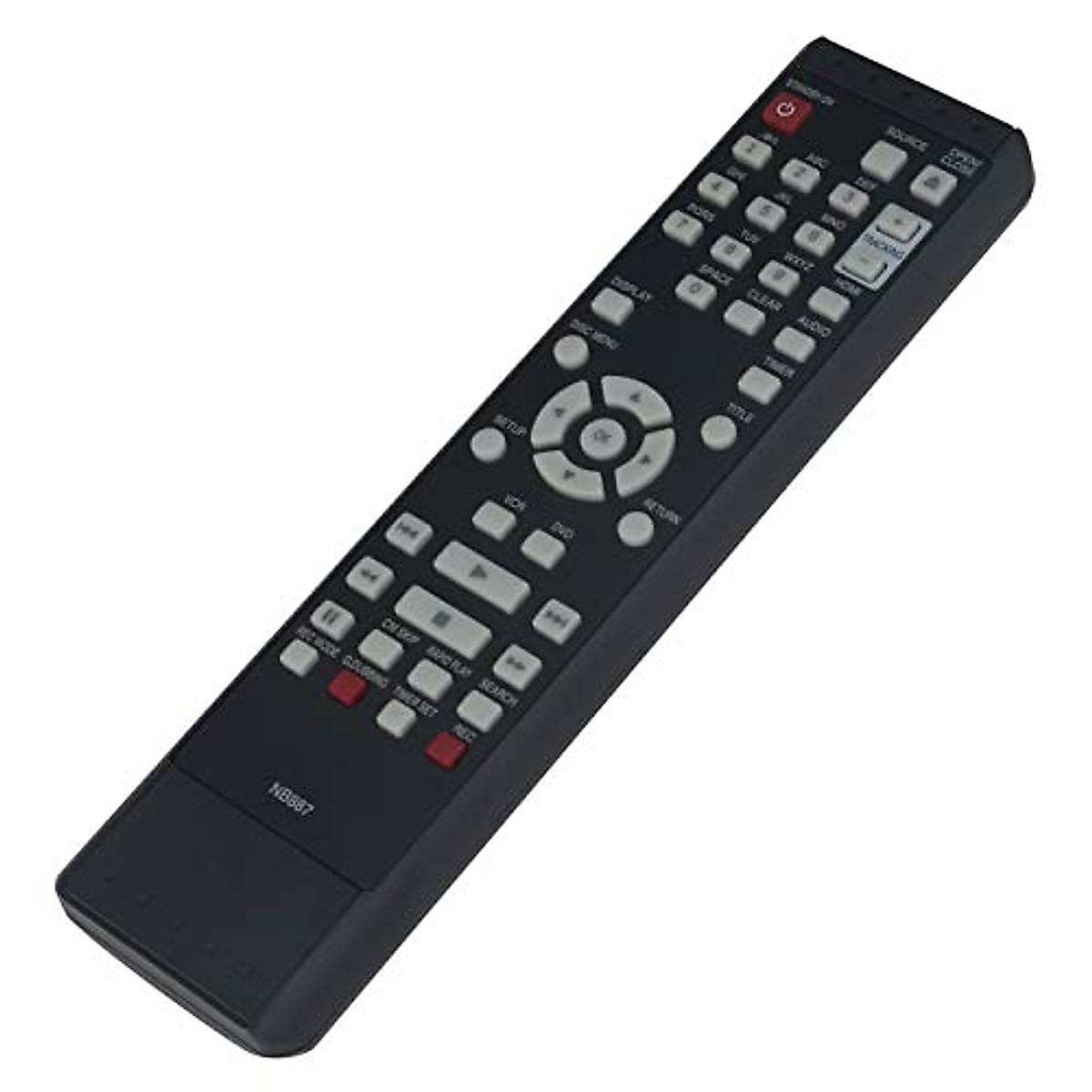 NB887 NB887UD Replacement Remote Control fit for Magnavox DVD VCR Combo Player DVDR Recorder ZV427MG9 RZV427MG9 RZV427MG9A ZV427MG9A ZV427MG9B ZV427MG9 A MDR161V MDR161V/F7 NB887UH MDR161VF7 NB820