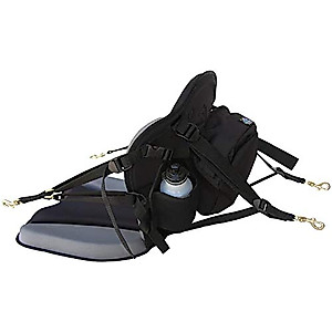 GTS Expedition Molded Foam Kayak Seat - Water Bottle Pack Comfortable Padded Kayak Super Supportive Lumbar Support, Comfortable Kayak Seat, Seat Adjustable Backrest No Back Pain Seat