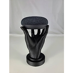 Dancyn Studios Living Hand Stand for Google Home Mini & Google Nest Mini, Echo Dot 3rd Generation Smart Home Audio Speakers, Sparkle Black, One Size