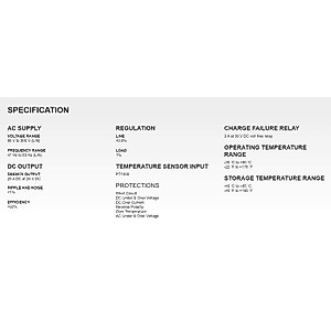 Thunder Parts DSE9476 Original - Made in UK | 24 Volt 20 Amp Intelligent Battery Charger