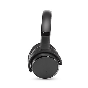 AmazonCommercial Over Ear Wireless Noise Cancelling Bluetooth Commuter Headphones, Black