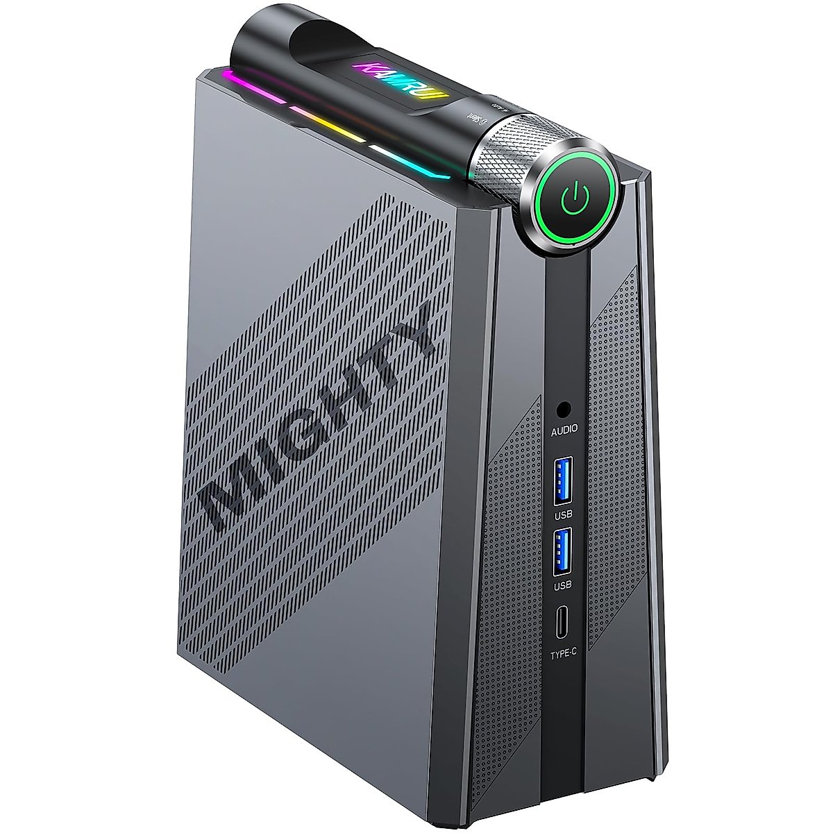 KAMRUI Mini PC,Intel Core i7-12650H Mini Desktop Computer,Mini Computer Tower PC,Dual Channel 32GB DDR4 512GB NVMe PCIe 3.0 X4 SSD,4K Triple Display,WiFi 6,BT 5.2 for Office Home Business