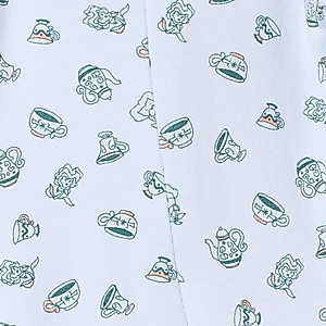 Amazon Essentials Disney | Marvel | Star Wars | Princess Baby Girls' Cotton Coveralls, Pack of 3, Alice Tea Party, 6-9 Months