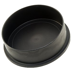 Caplugs 99390122 Plastic Conductive Cap for Threaded and Non-Threaded Connectors 1/2" CEC-08, E/VAC, to Cap Nominal Thread Size 1/2", Black (Pack of 100)