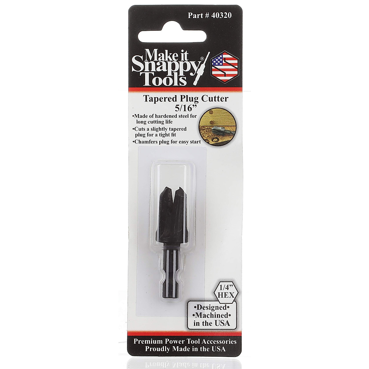 Make it Snappy Tools 5/16" Tapered Plug Cutter