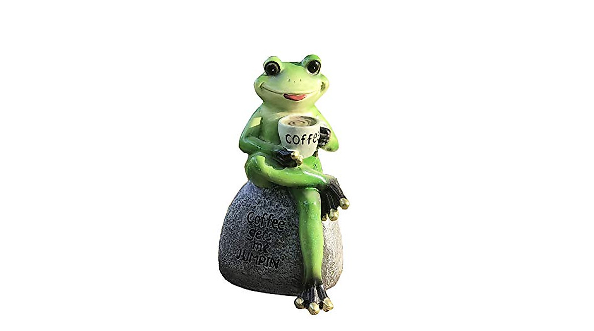 Creative Green Frog Statue - Perfect Garden & Indoor Decor