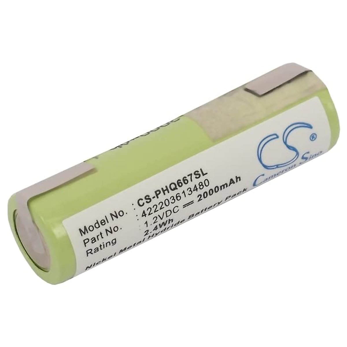 Sabuly 1.2V High-Performance Replacement Battery for Remington MS-900 R846 MS-5200 R-7130 R-4130 R-TCT MS2-390 R870 R-9190 R-9170 MS-5100 F-7790 with /2000mAh