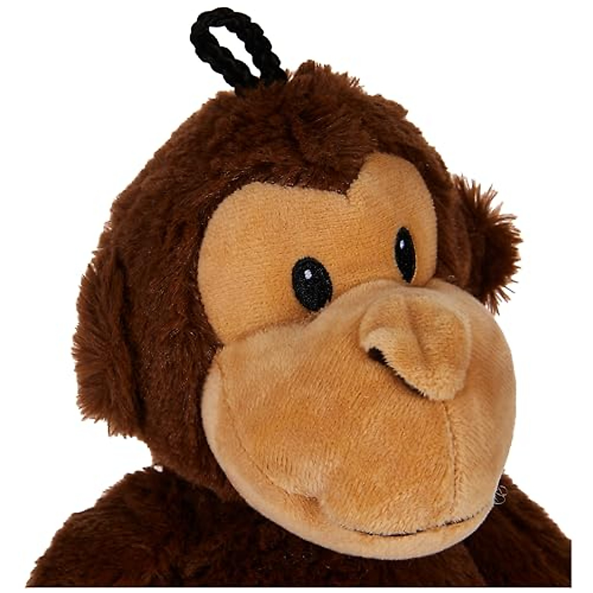 Multipet Swingin Safari Monkey 22-Inch Large Plush Dog Toy with Extra Long Arms and Legs with Squeakers