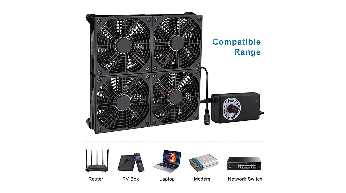 GDSTIME Router Cooling Fan for ASUS | 182CFM Airflow