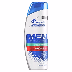 Head & Shoulders Shampoo For Men, Men Advanced Series, Old Spice Pure Sport Anti-Dandruff Shampoo, 12.8 fl oz, Pack of 6