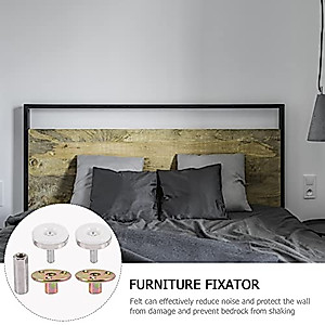 DOITOOL Headboard Bed Rack 4pcs Bed Stoppers Adjustable Bed Frame Fixers Anti- Shake Stabilizers Adjustable Bed Bases Bed Frames Bed Frames Bed Frames Bed Frames Bed Frames Tools