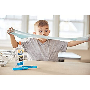 Elmer's Liquid School Glue, Clear, Washable, 9 Ounces, 1 Count Pack of 4