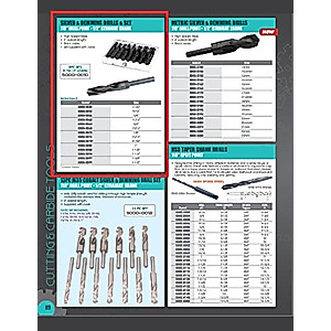 HHIP 5000-0052 9/16" High Speed Steel Silver and Deming Drill, 118 Degree Drill Point, 1/2" Straight Shank, 6" OAL