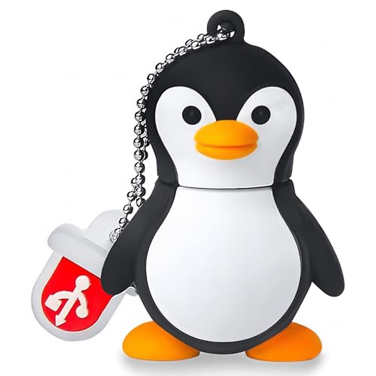 USB Flash Drive 64GB Cute Penguin Model USB Drive Thumb Drives USB 2.0 Memory Stick for External Data Storage