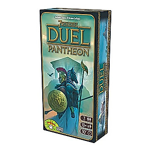 7 Wonders Duel Pantheon Board Game EXPANSION | 2 Player Game | Strategy Board Game | Civilization Board Game for Game Night | Board Game for Couples | Ages 10+ | Made by Repos Production