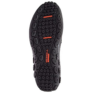 Merrell Men's Jungle Moc Leather Slip Resistant Industrial Shoe, Black, 10