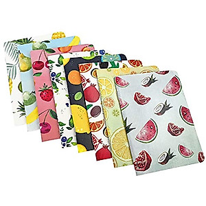 Alimitopia 24pcs Mini Notebook,Portable Pocket Journal Steno Memo Notebook MiniDaily NotePad (Fruit Patterns (24pcs))