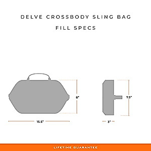 Briggs & Riley Delve Crossbody Sling Bag, Black